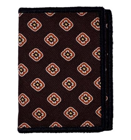 Fall Floral - Tie Fold Fabric Wallet :: NarwhalCo